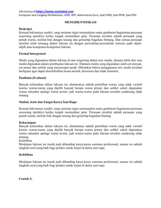 10 Contoh Kritik Karya Seni Rupa Lengkap Beserta Gambarnya (masbabal ...