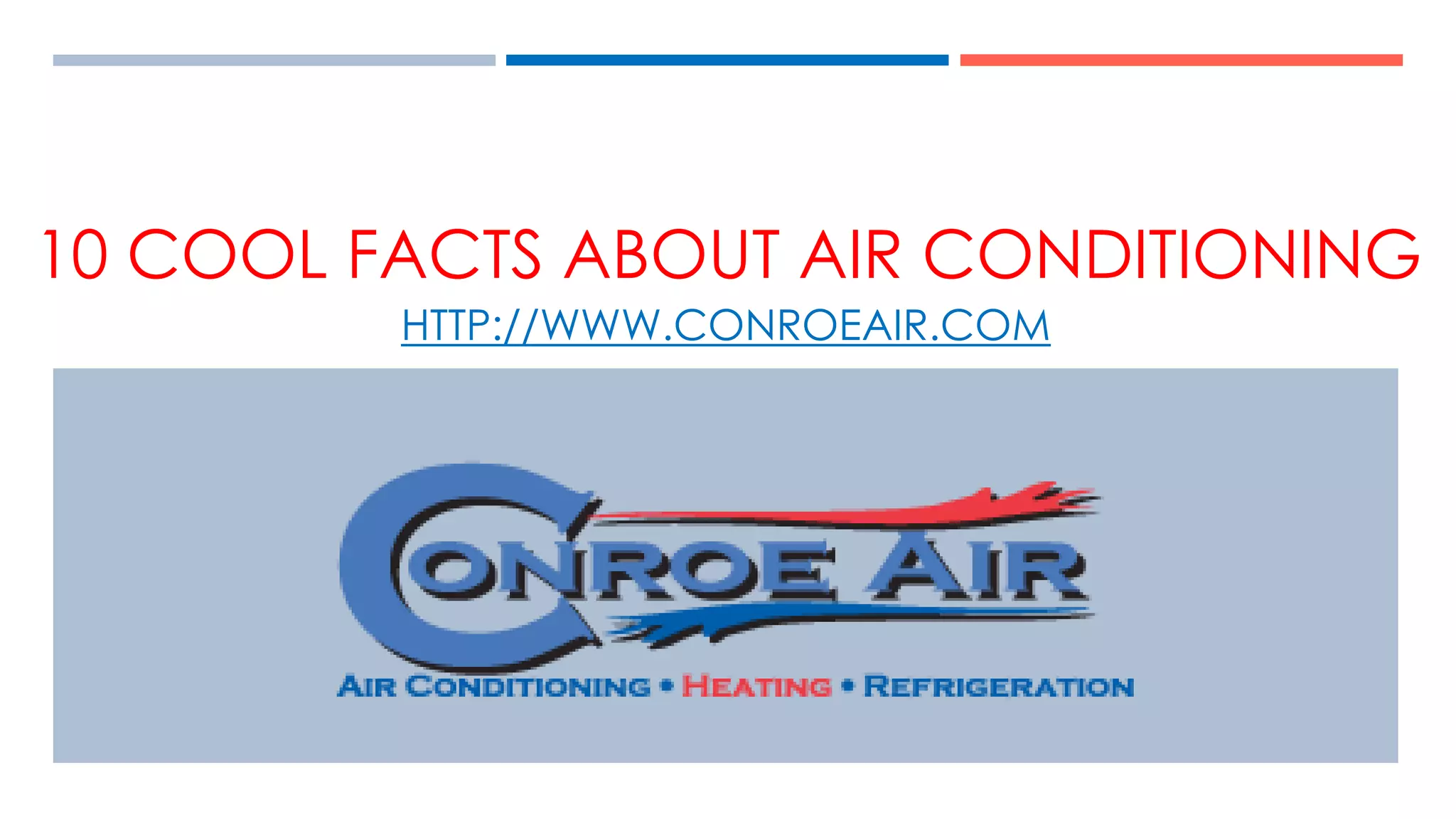 10 cool facts about air conditioning | PPT