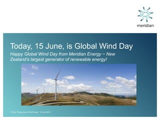 10 Cool Things About Wind Energy | PPTX