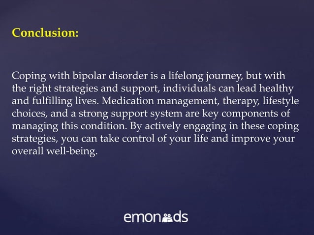 10 Coping Strategies for Bipolar Disorder.pptx | Mental Health ...