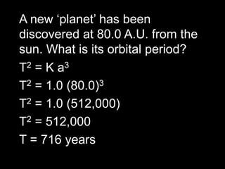10c orbital mechanics | PPT | Physics | Science