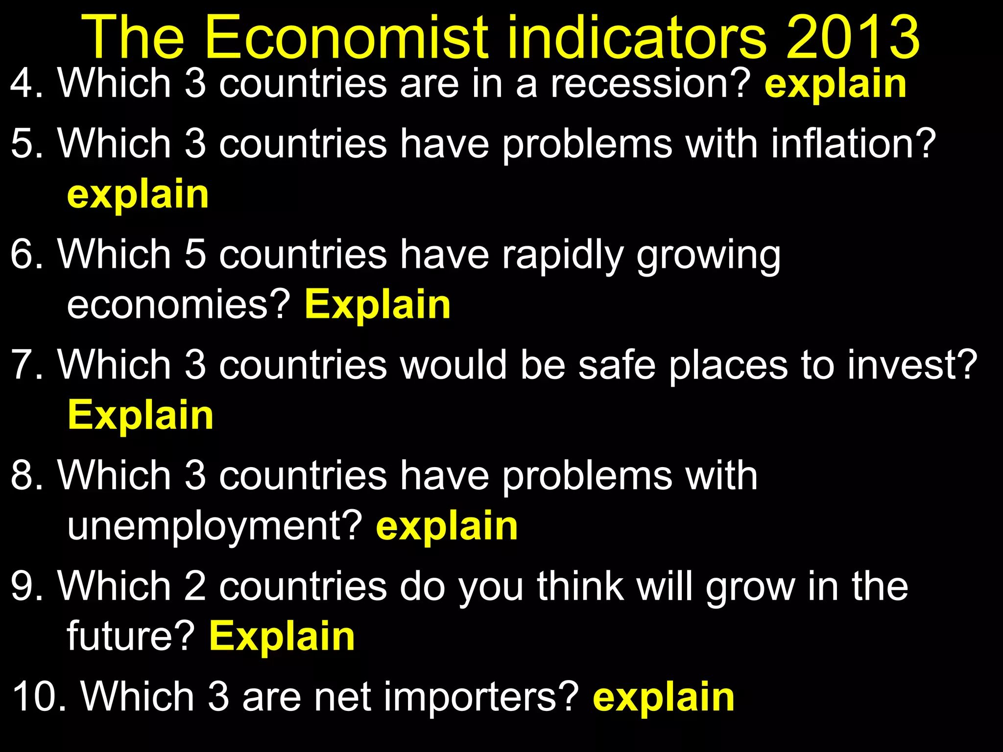 10 countries comparison | PPT
