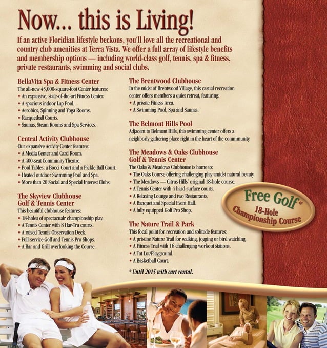 Citrus Hills Golf and Country Club Brochure | PDF