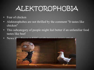 10 Crazy Food Phobias | PPTX