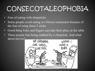 10 Crazy Food Phobias | PPTX