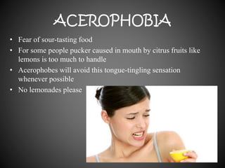 10 Crazy Food Phobias | PPT
