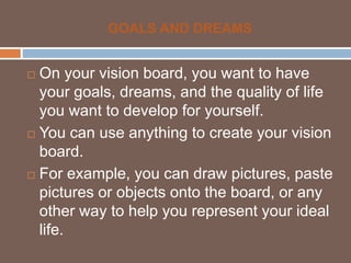 Create a vision board to empower your mind to follow and achieve your ...