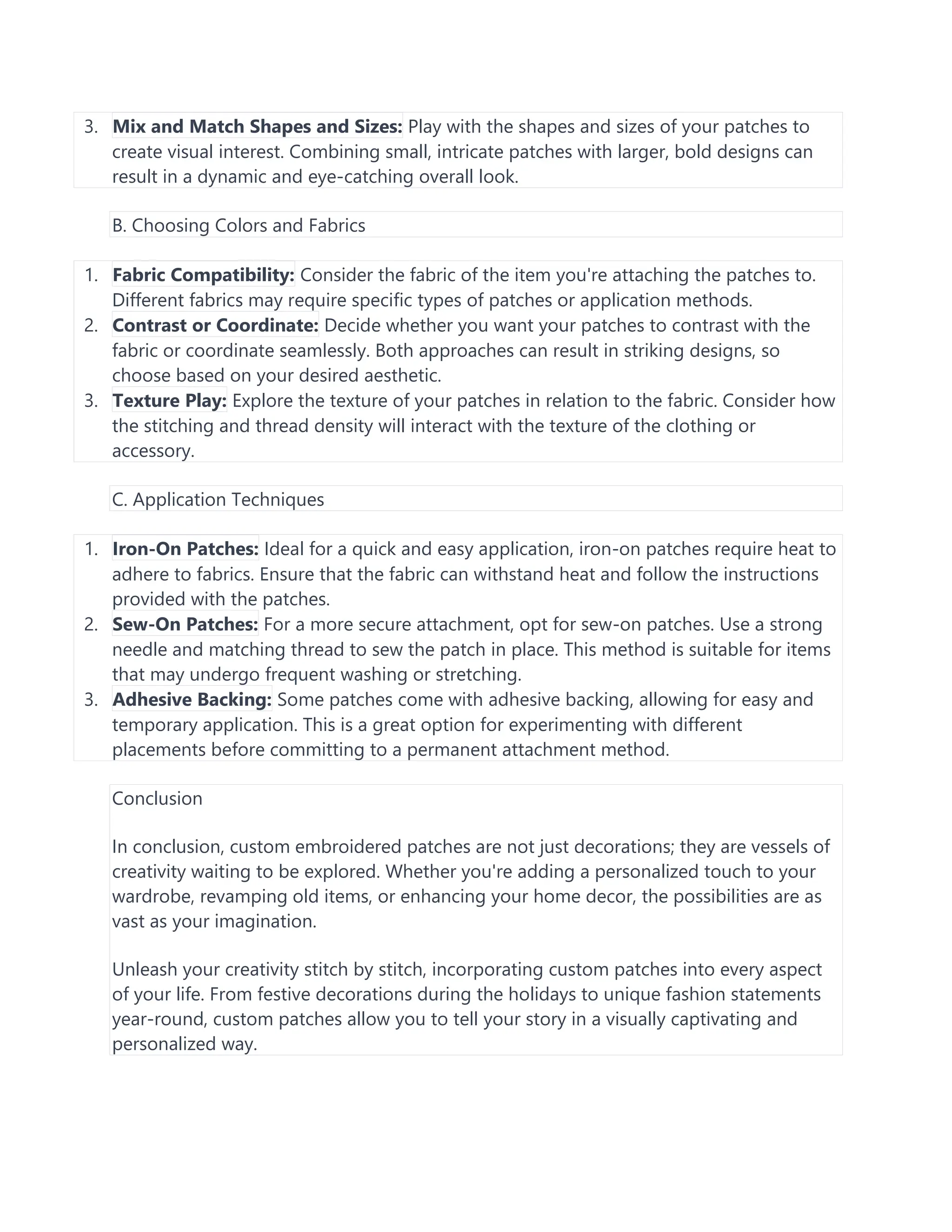 10 Creative Ideas to use Custom Embroidered Patches.docx