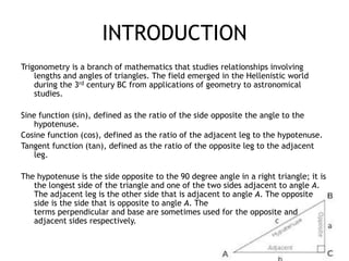 Trigonometry Exploration | PPT