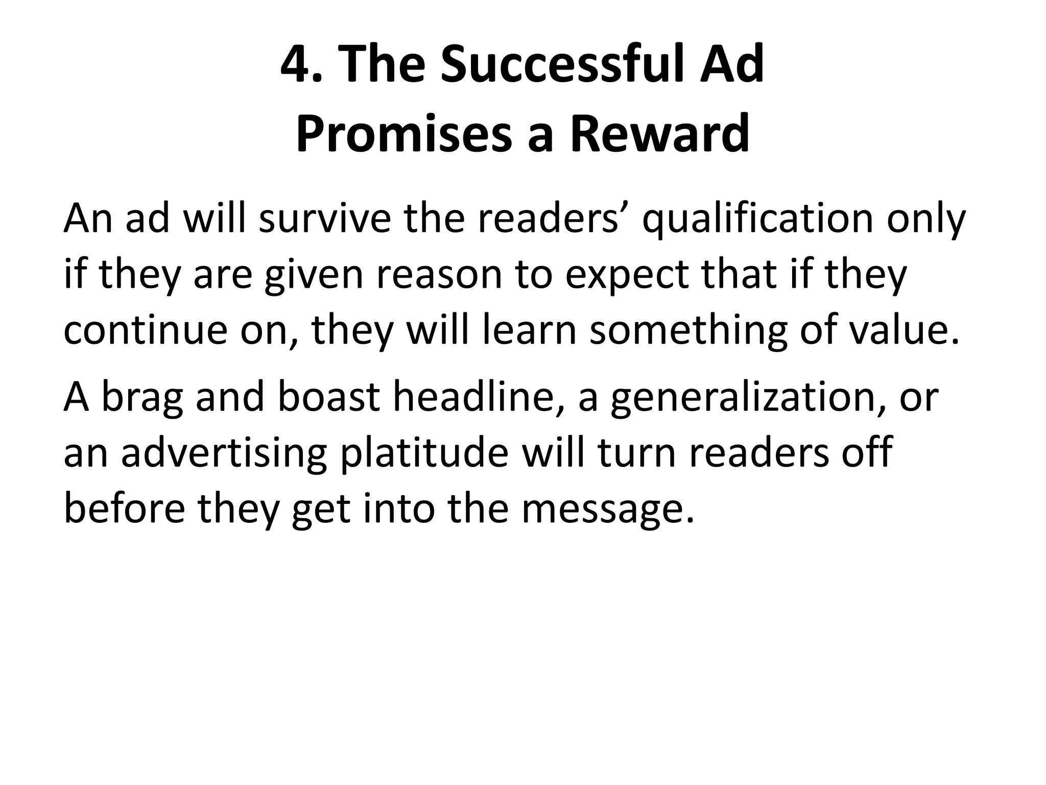 10 criteria for a successful ad | PPTX