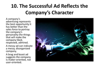 10 criteria for a successful ad | PPTX
