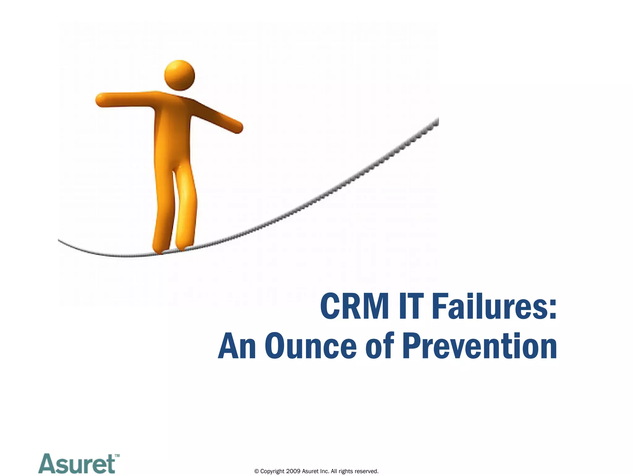 Preventing CRM failures | PPT