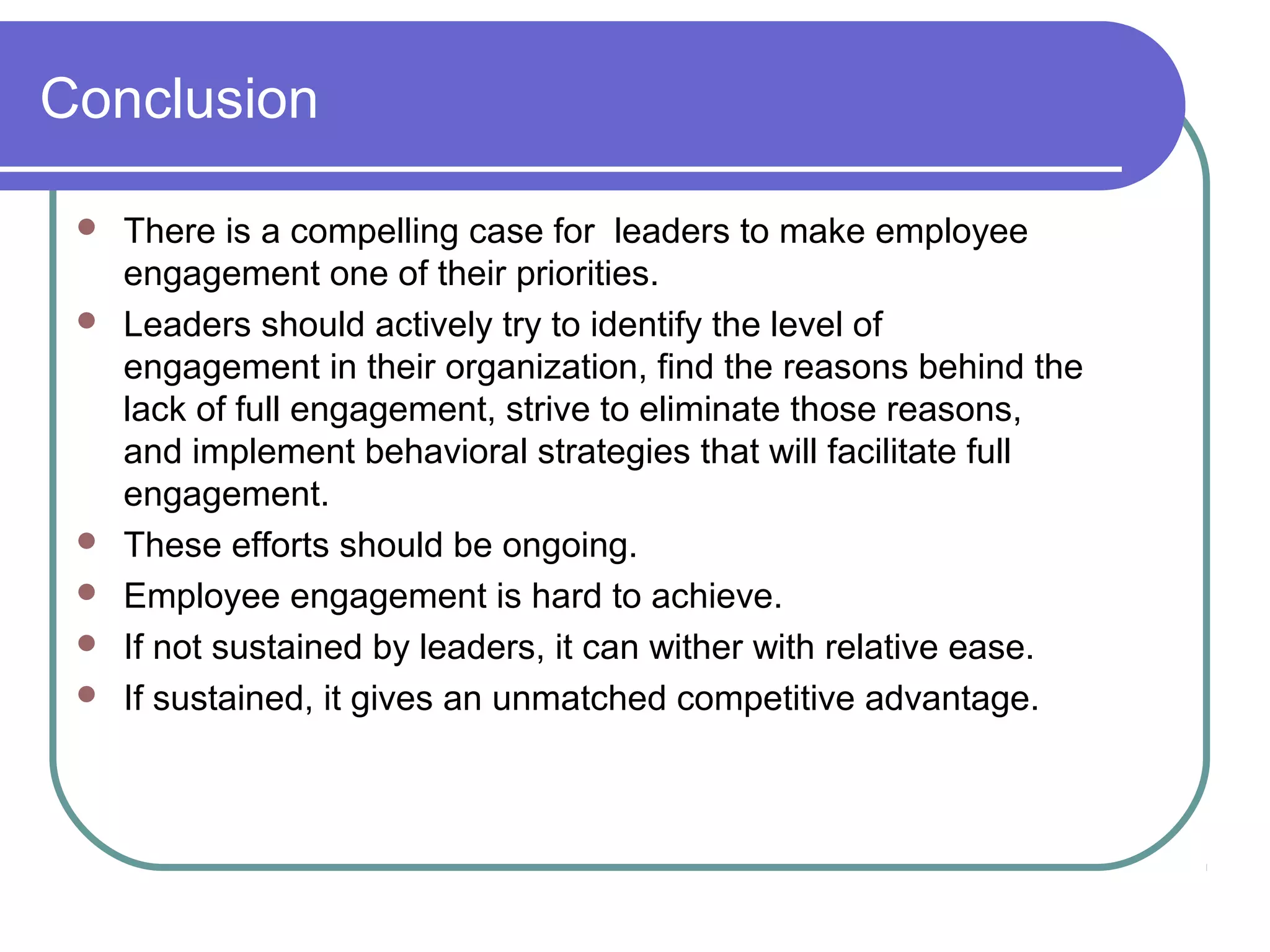 10 cs of employee engagement | PPT