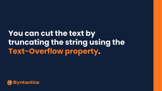 10 CSS Tricks and Tips to Create Astounding Websites | PPT