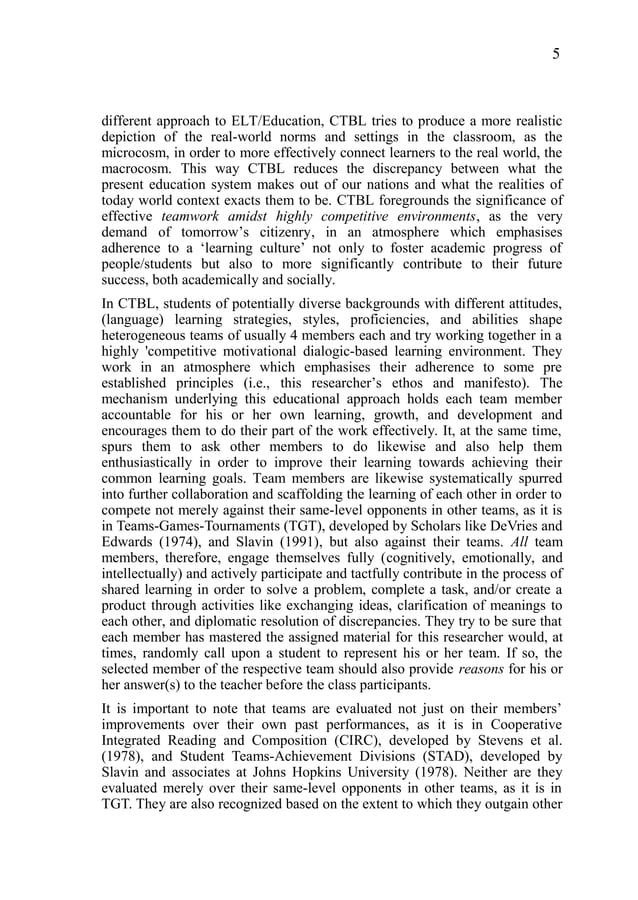 A Study of the Effects of Competitive Team-Based Learning and ...