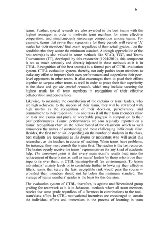 A Study of the Effects of Competitive Team-Based Learning and ...