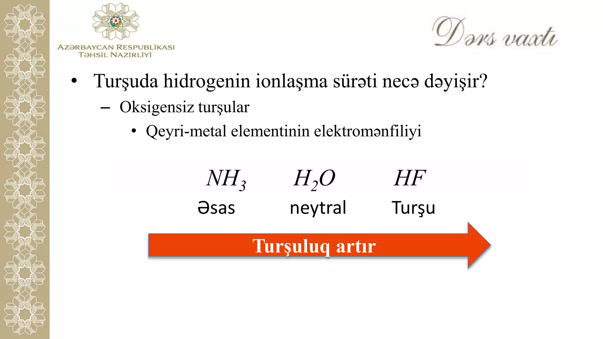 10cu sinif tursu ve esaslarin qurulusunun xasselerine tesiri | PPTX
