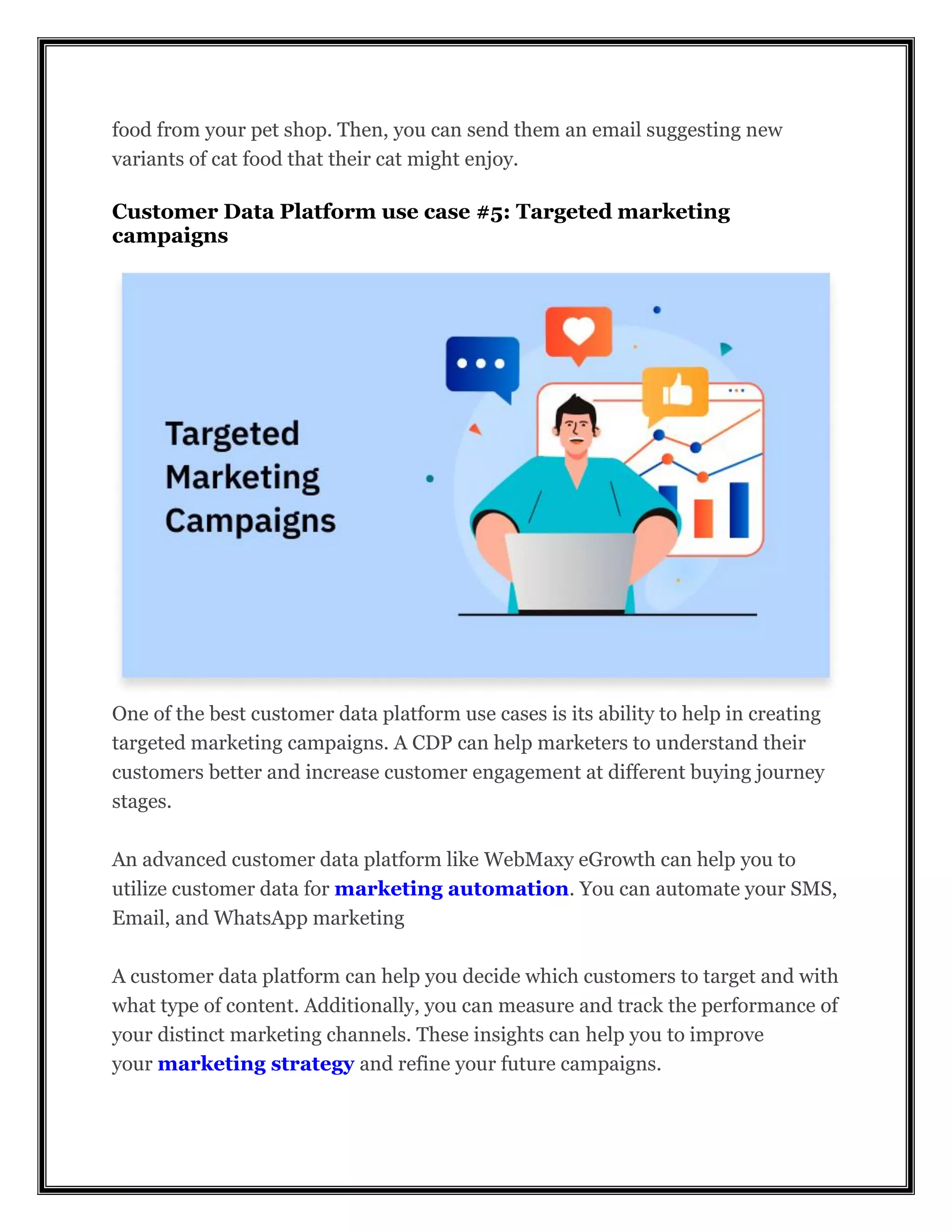 10 Customer Data Platform Use Cases That Can Drive Business Growth Pdf
