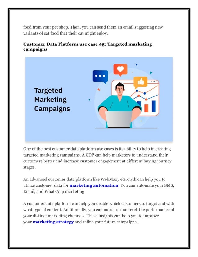 10 Customer Data Platform Use Cases That Can Drive Business Growth Pdf