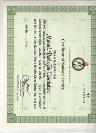 MY CREDENTIALS | PDF