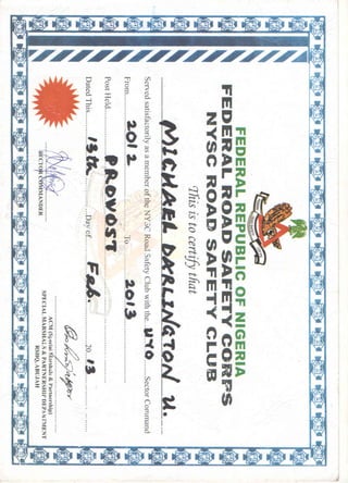 MY CREDENTIALS | PDF