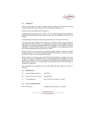 ISO Testing Report-1 | PDF