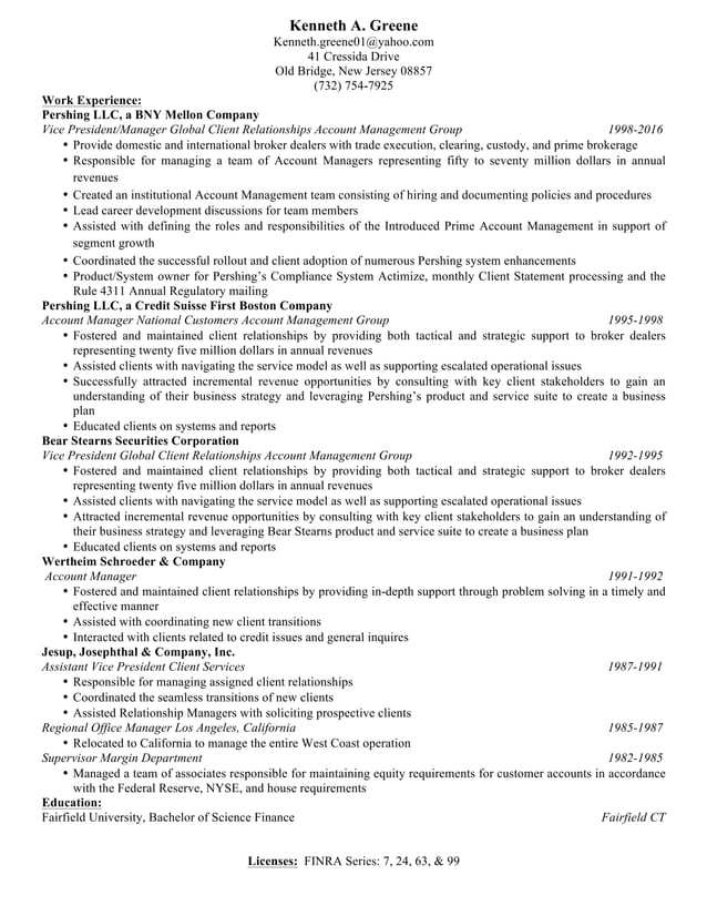 Ken Greene Final Resume | PDF