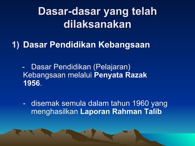 (10) dasar dasar kerajaan malaysia | PPT