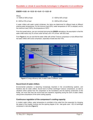 Data centar cooling using multiple chiller system with r134a | PDF