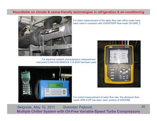 Data centar cooling using multiple chiller system with r134a | PPT
