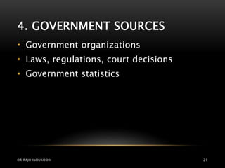 10 data collection methods, tools and techniques | PPTX | Search | Internet