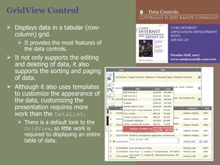 ASP.NET 10 - Data Controls | PPT | Web Design and HTML | Internet