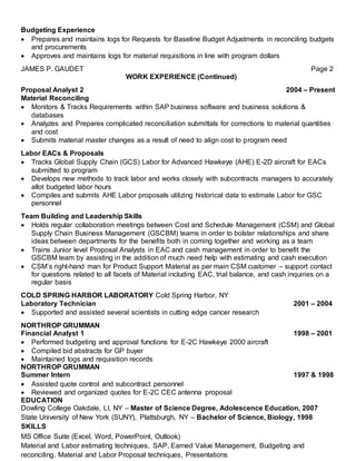 GAUDET James 8-3-16 | PDF