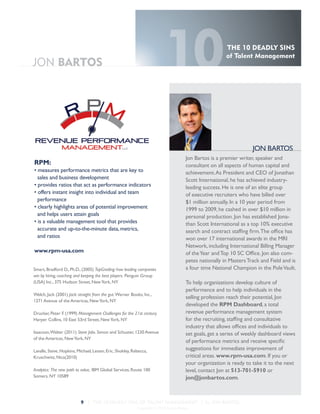 The 10 Deadly Sins of Talent Managment | PDF | Resume Writing and ...