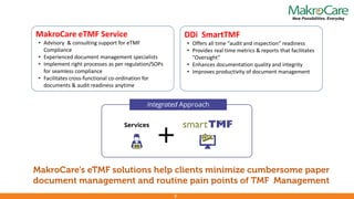 Webinar on eTMF – Challenges, Opportunities & Trends | PPT