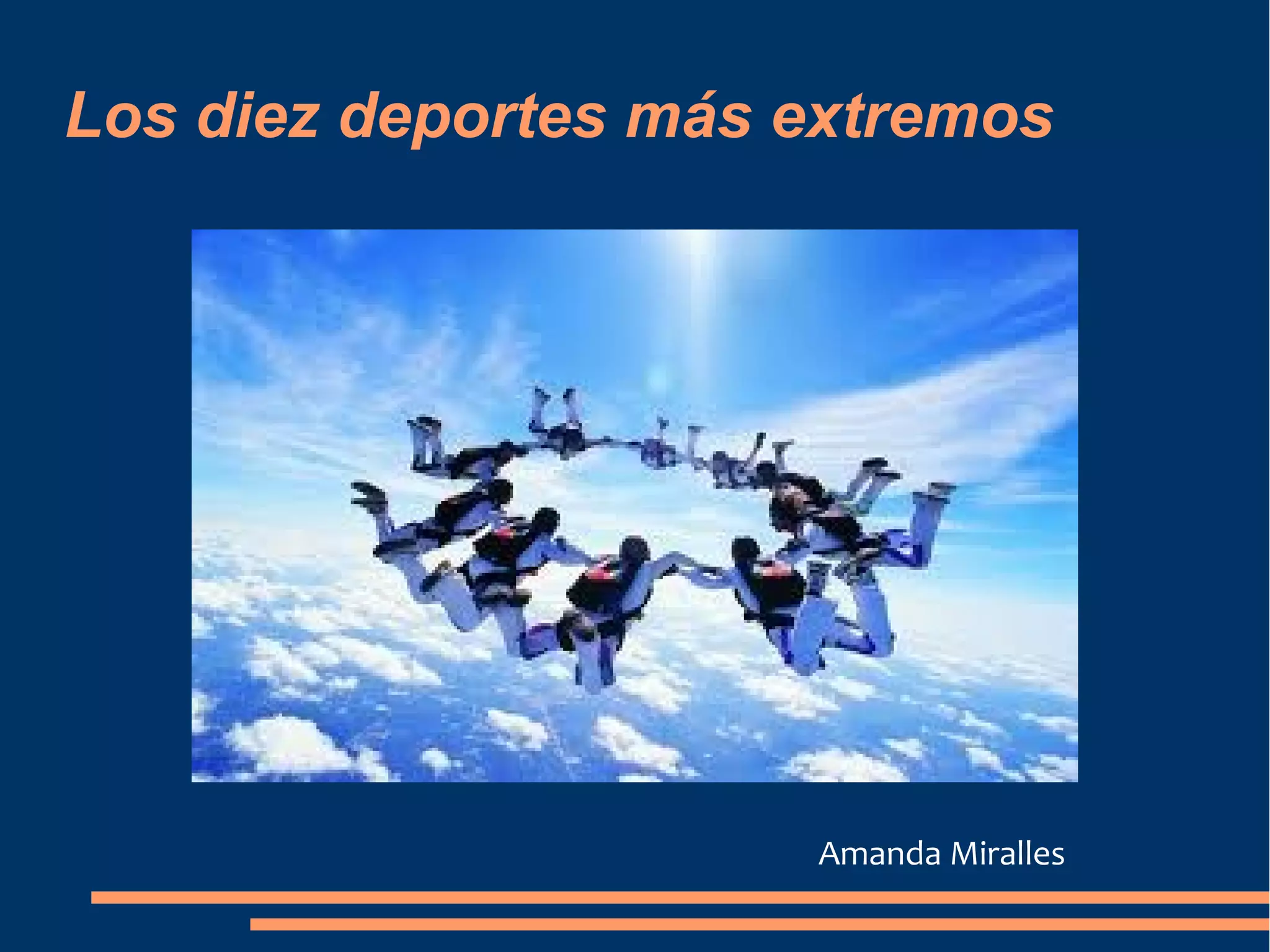 10 deportes extremos | PPT