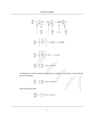 10 derivadas de funciones implicitas | PDF