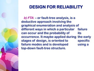 10_Design-for-Reliability in system.pptx | Operating Systems | Computer ...