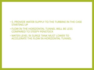 10 DESIGN OF SURGE TANK in hydro power .pptx