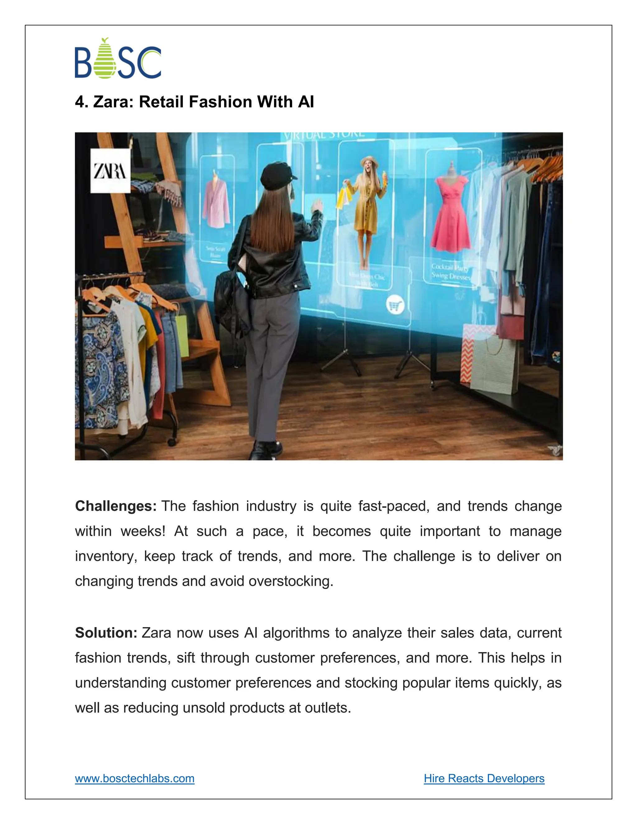 10 Detailed Artificial Intelligence Case Studies 2024 | BOSC TECH | PDF