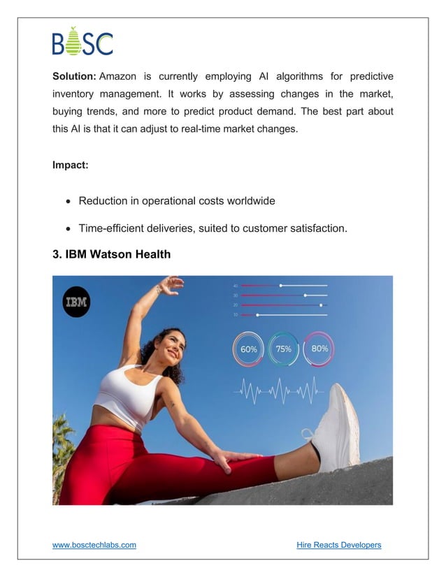 10 Detailed Artificial Intelligence Case Studies 2024 | BOSC TECH | PDF