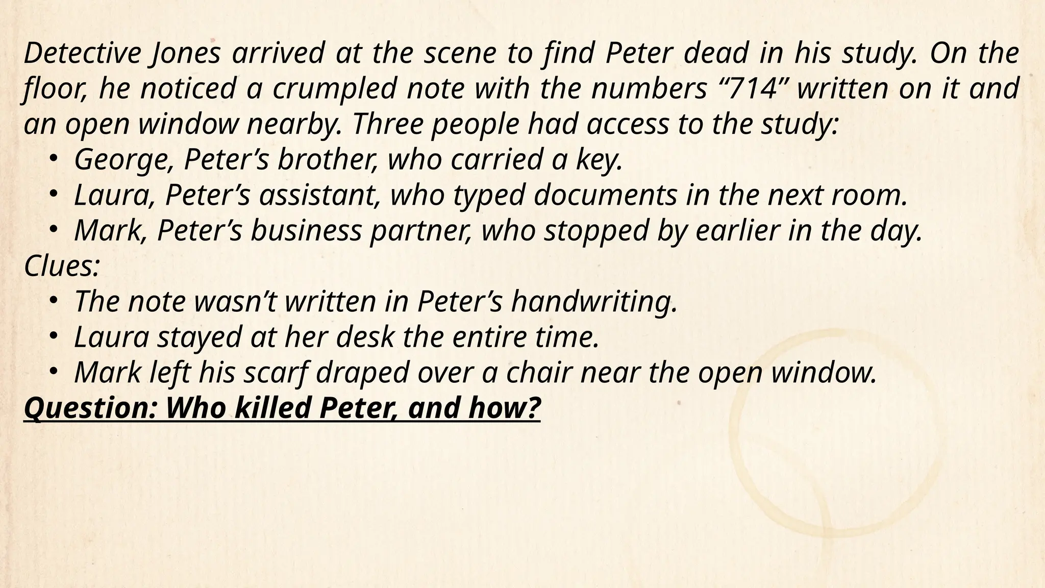 Read like a detective - 10 Detective Story.pptx