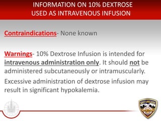 10% dextrose usb | PPT
