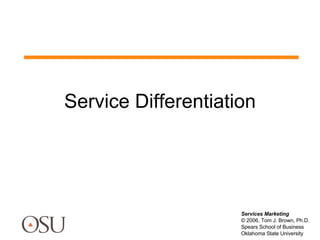 (10)Differentiation New Services | PPT | Marketing and Advertising ...