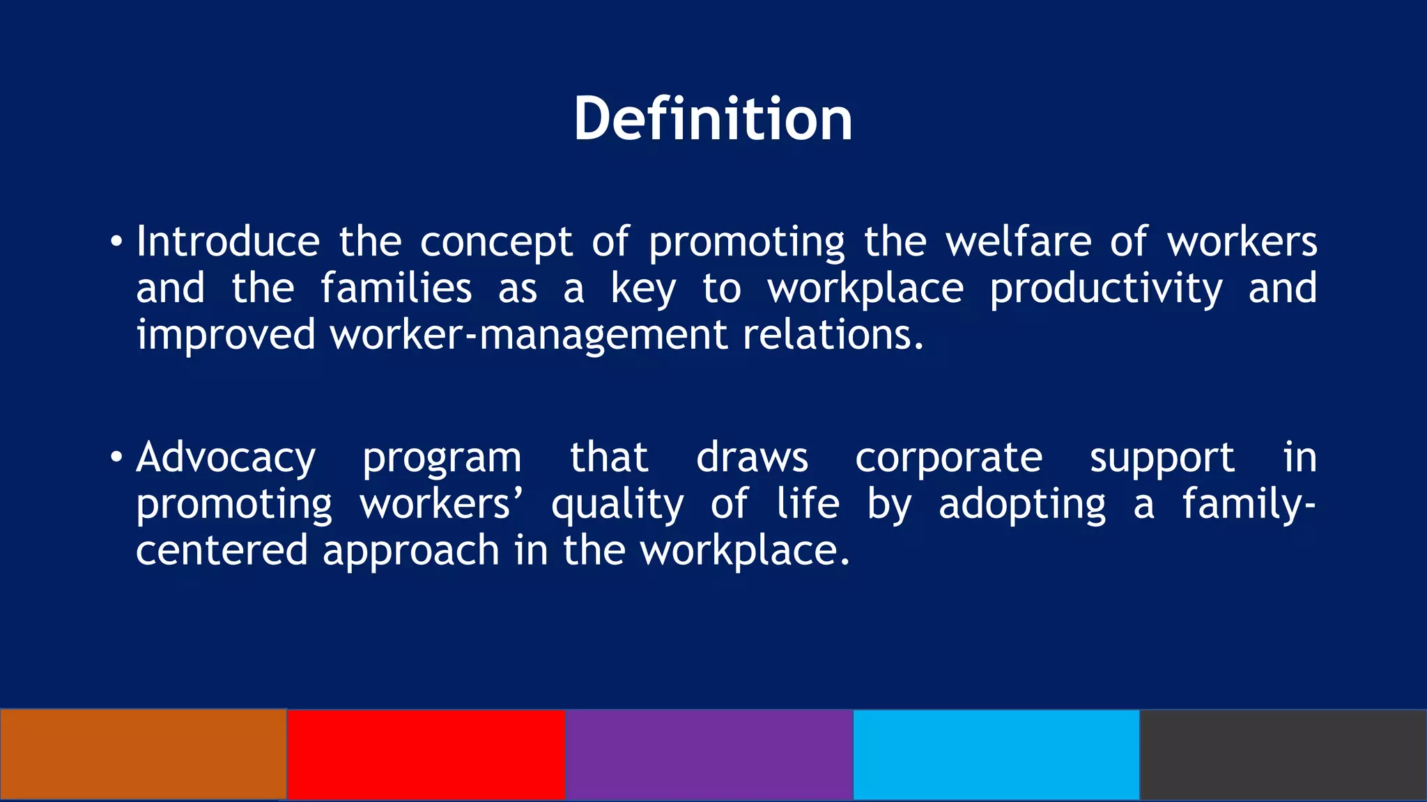 10 DIMENSIONS OF THE FAMILY WELFARE PROGRAM BY MAIDA LYNN JAGUIT,RN,MM ...