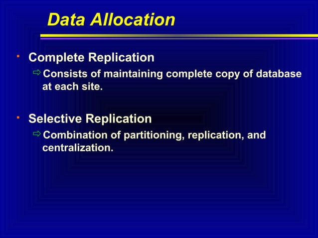 Distributed Database System | PPT