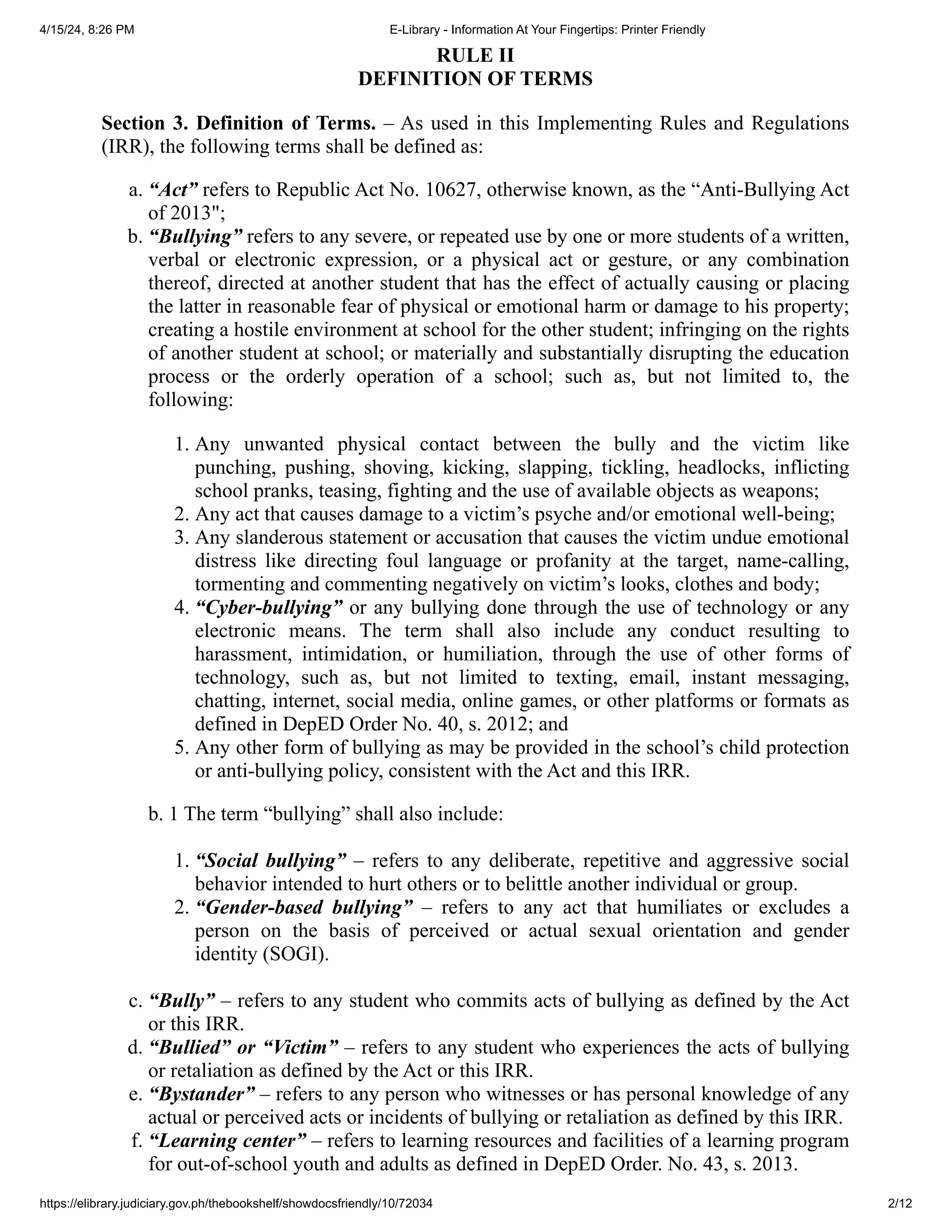 10 DO 55 S2013 THE ANTI-BULLYING ACT.pdf