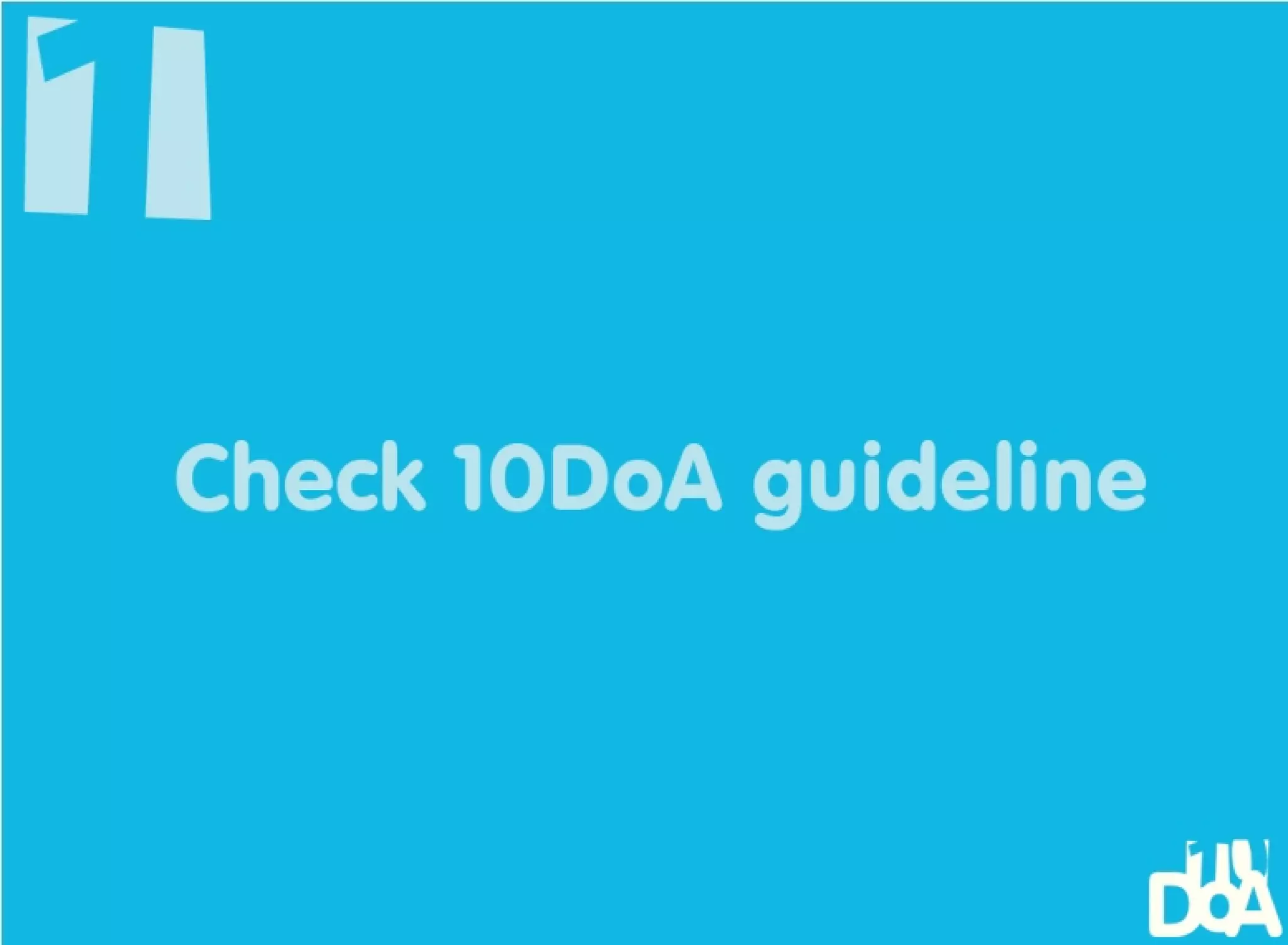 10 Steps for 10 DoA (English) | PDF