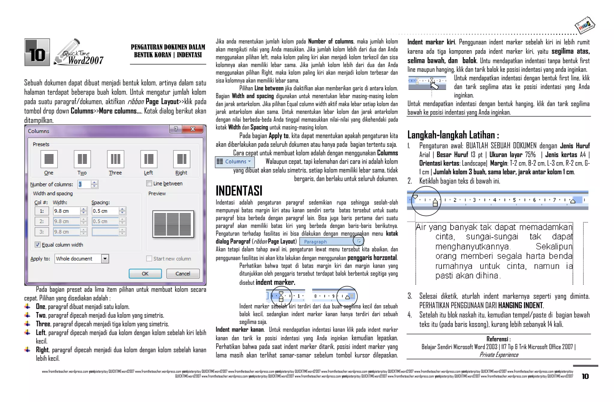 Dokumen Bentuk Koran | PDF