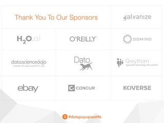 Applied Machine Learning for the IoT - Data Science Pop-up Seattle | PPT